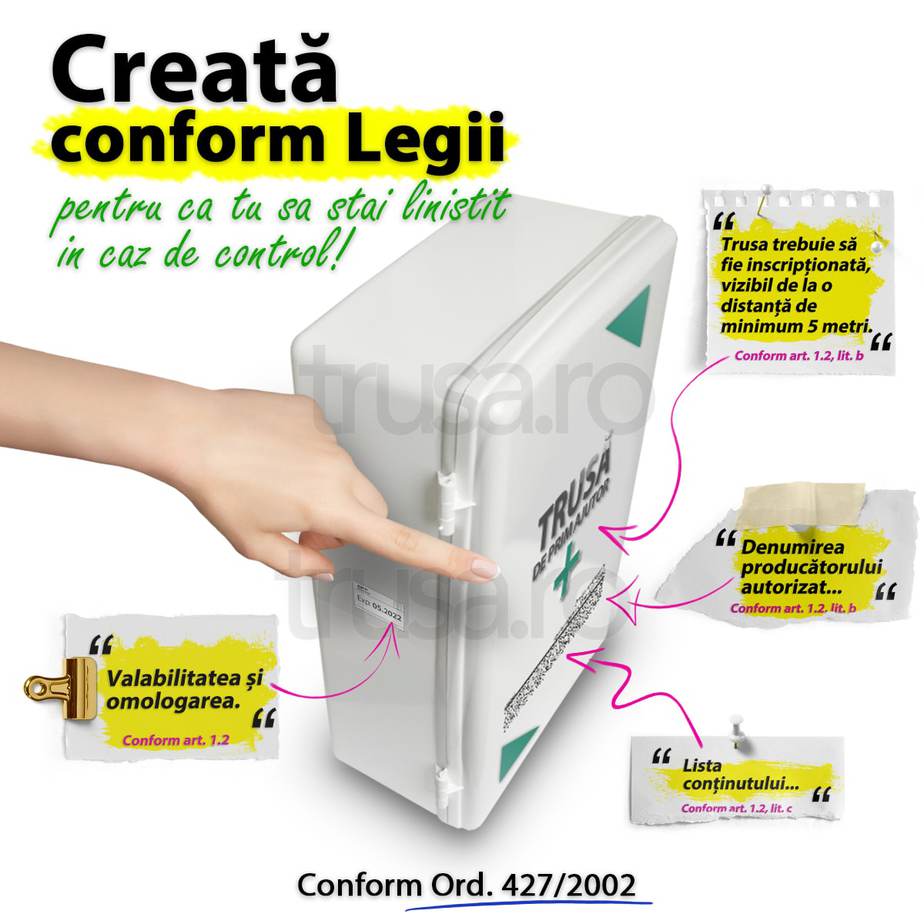 Trusa de prim-ajutor FIXA – pt. Societati Comerciale si Institutii ...